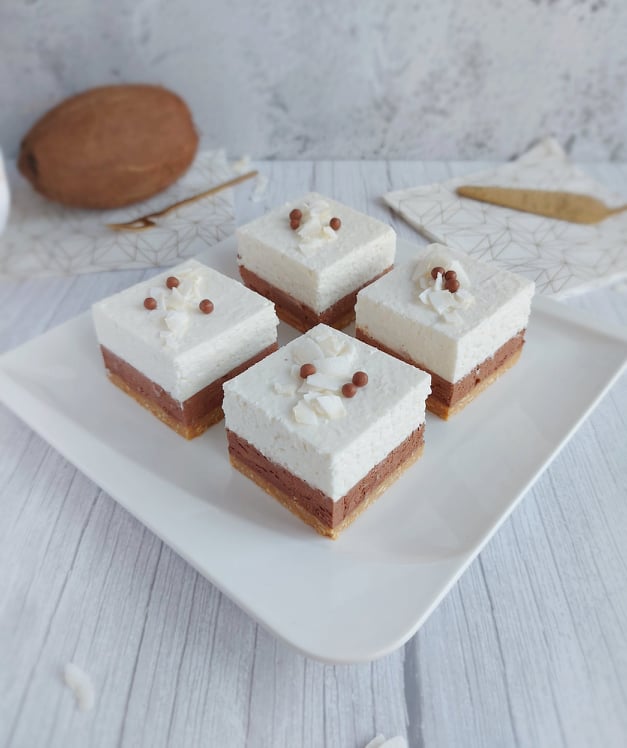 Rum čokos kocke brez peke - Brez peke, Kremne rezine, Recepti Pelicious